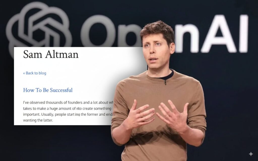 Sam Altman 是誰？談 13 個讓職涯指數成長的成功法則 | 閱讀前哨站